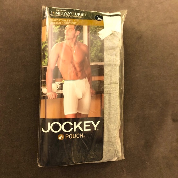 Jockey | Underwear & Socks | Jockey Fly Front Midway Brief Gray New | Poshmark
